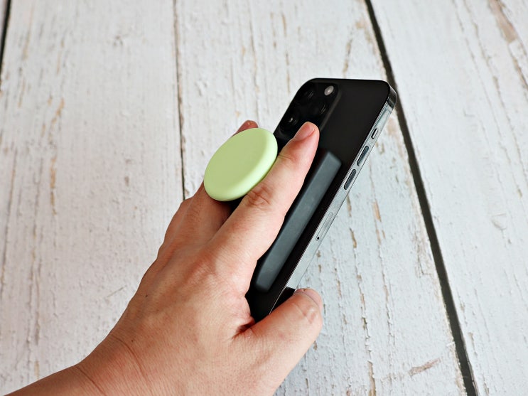 아이폰 맥세이프 보조배터리 그립뱅크 그립톡 거치대 지원까지 : 네이버 블로그