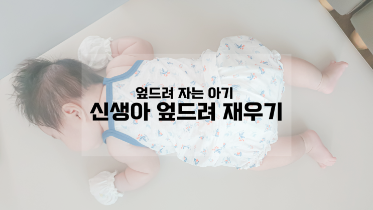 신생아 엎드려 재우기 엎드려 자는 아기 엎드려자기 괜찮을까 영아 돌연사 증후군 주의 네이버 블로그