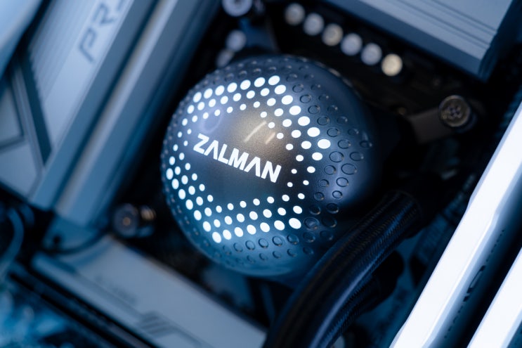 가성비 2열 CPU 수냉쿨러 잘만 ALPHA24 ARGB 수랭쿨러 : 네이버 블로그