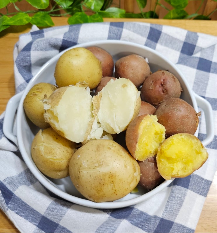 압력솥 감자삶기 햇감자요리 압력밥솥 감자 삶는시간 감자 찌는법 네이버 블로그