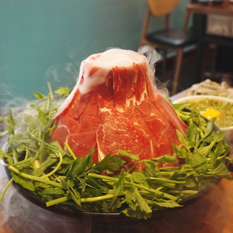 구래동 샤브샤브 칼국수 담구리에서 이열치열 점심먹기 : 네이버 블로그