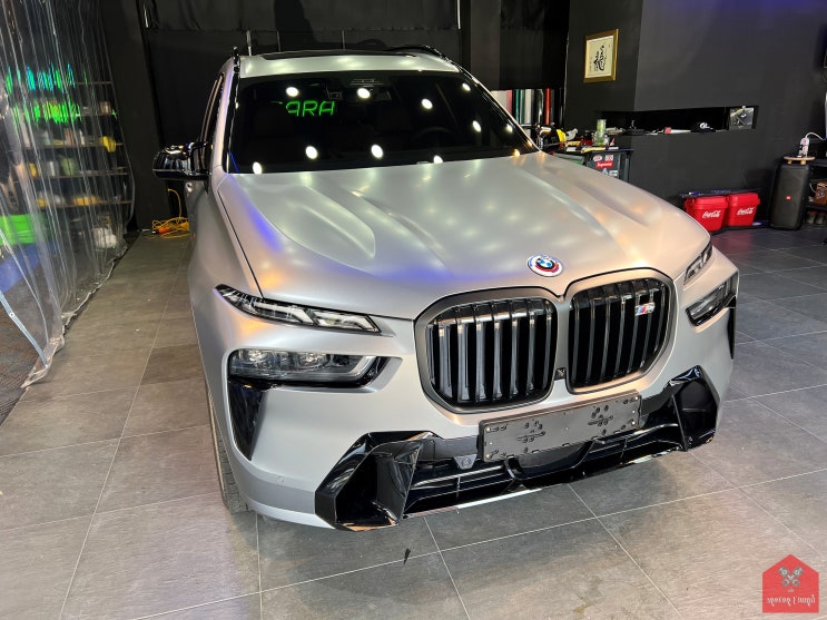 부산 Ppf 전문샵 현스게러지 Bmw X7 전체 무광 Ppf 시공 소개 네이버 블로그