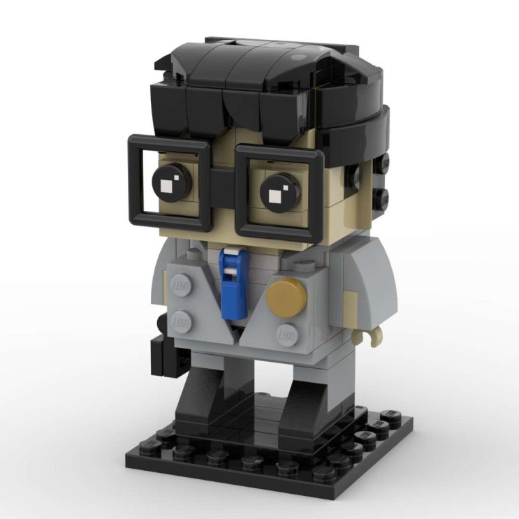 [순수 창작] 레고 브릭헤즈 변호사 lego brickheadz lawyer : 네이버 블로그