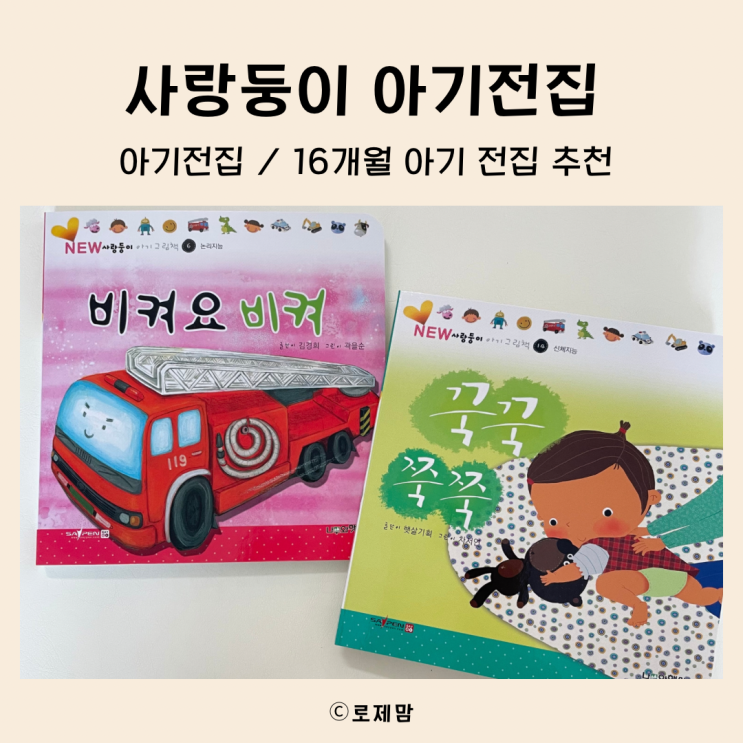 돌아기 전집 15개월 아기 전집 추천 사랑둥이 아기그림책 네이버 블로그
