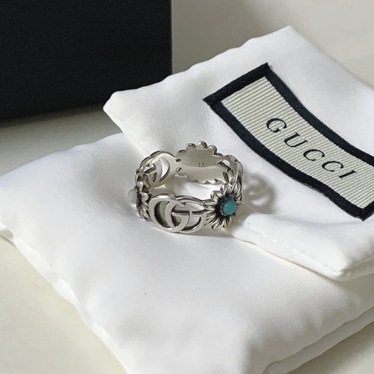 구찌gucci 더블g플라워 반지 구매후기단점 반지수선 네이버 블로그