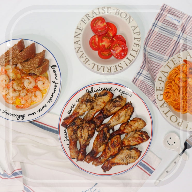 닭다리구이 레시피, 하림 IFF 북채로 만든 에어프라이어 닭구이! : 네이버 블로그