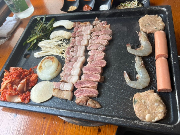 왕십리 김치부추 삼겹살을 푸짐하게 점심에도 한상 가득 먹을 수 있는 맛집 왕십리 김부삼 네이버 블로그