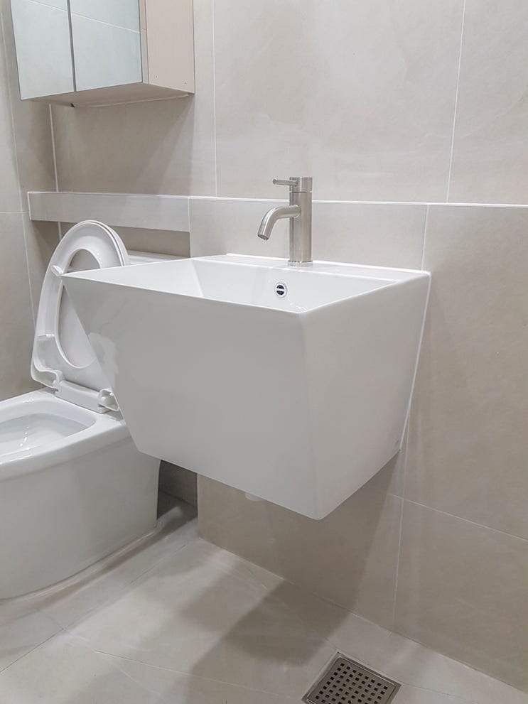 속초, 양양, 강릉, 고성 세면기 교체.대림 CL370반다리 세면대 설치 후기. : 네이버 블로그