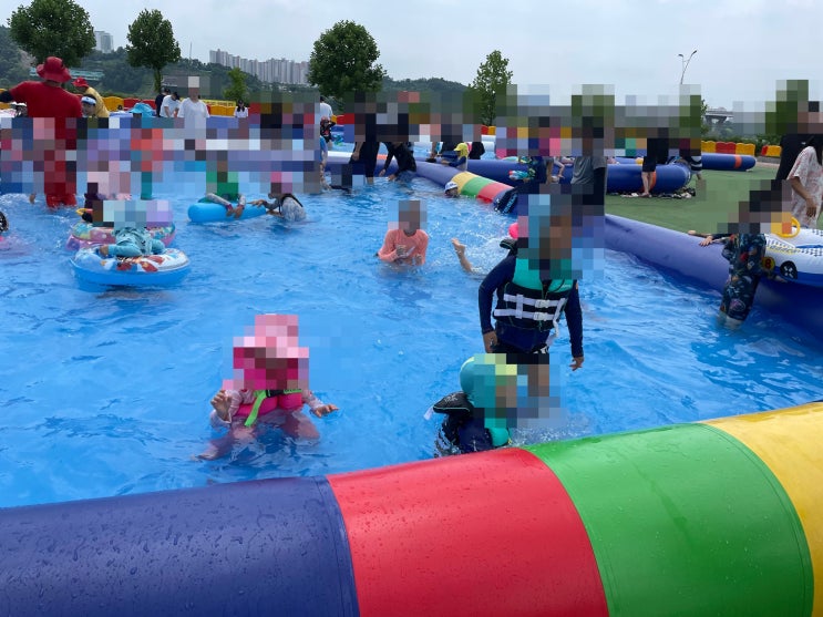 구리한강시민공원 아이랑 무료 물놀이 수영장후기 주차편하고 주차비용준비물무더운 여름 날려버리기 네이버 블로그