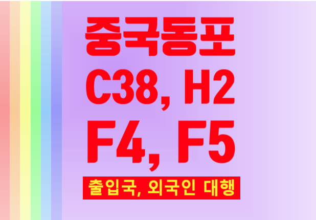 중국동포 H2 비자 변경 C38로 입국한 H-2비자 서류와 대행 : 네이버 블로그