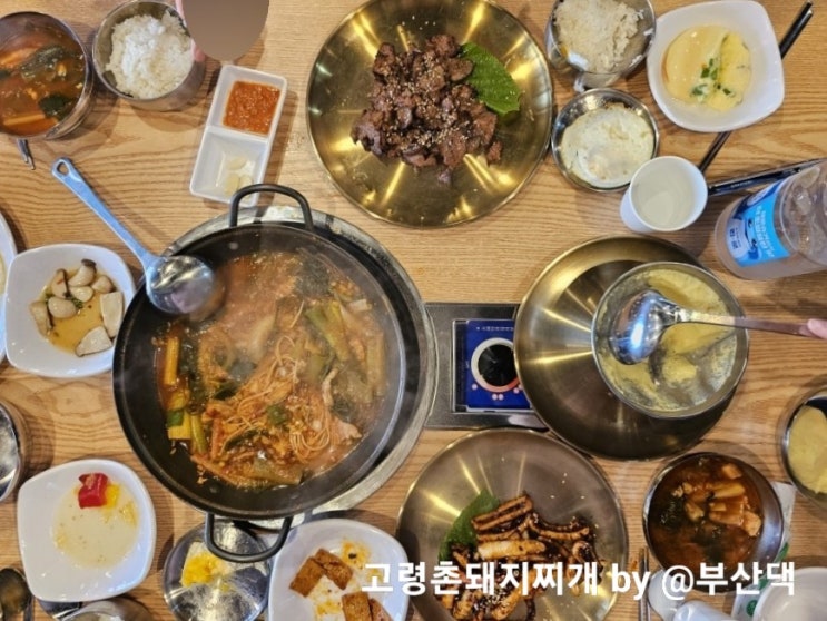 범어동 맛집대구 고령촌돼지찌개 범어직영점 오징어 돼지 석쇠불고기 양적음 주의 네이버 블로그