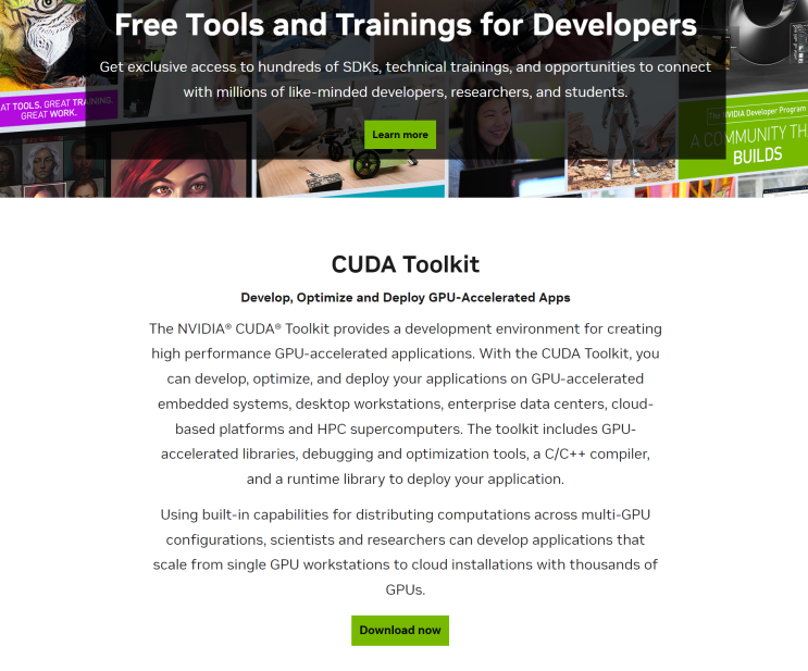 윈도우 OS에서 CUDA와 CuDNN 준비하기 : 네이버 블로그