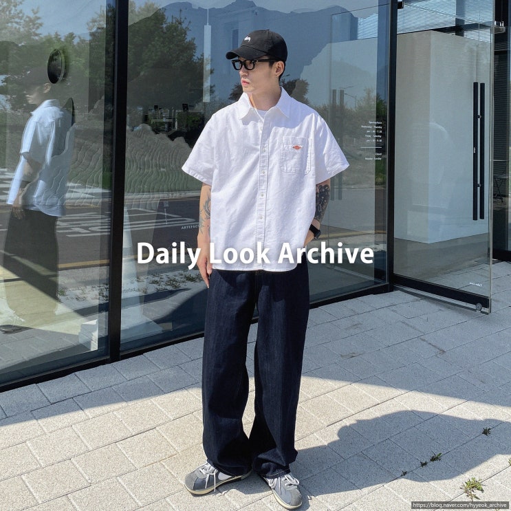 옥스포드셔츠에 생지데님을 매치한 깔끔한 시티보이룩 데일리코디 Ootd 네이버 블로그