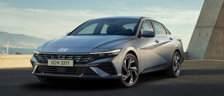 현대 아반떼 CN7 페이스리프트 출고 / 신형 더 뉴 아반테 CN7 옵션 실내 내부 휠 색상 계기판 연비 : 네이버 블로그