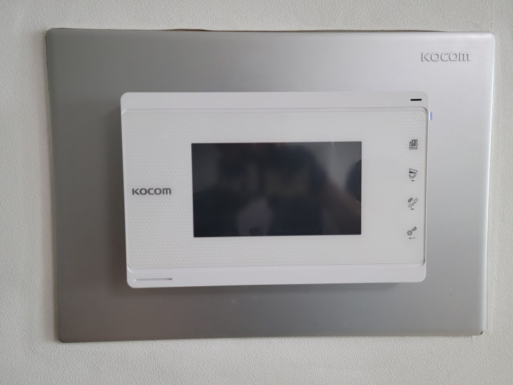 인천 부평구 십정동 백영2차아파트 코콤비디오폰 KVP-70C 설치 후기 : 네이버 블로그