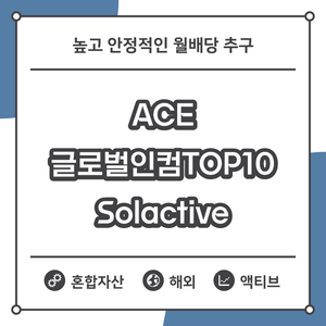 ACE글로벌인컴TOP10 Solactive ETF (종목코드 460960) : 네이버 블로그