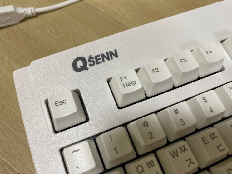 가성비 갑, 큐센(QSENN) SEM-DT35 USB형 화이트, 유선키보드! : 네이버 블로그