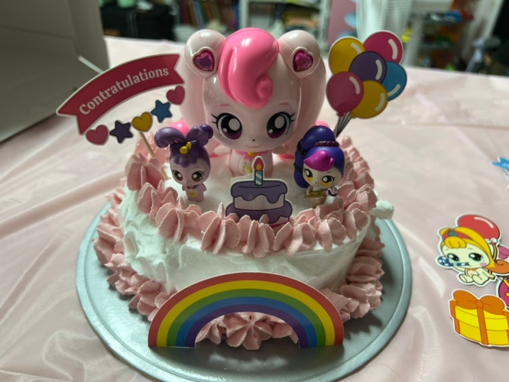 아이 생일파티 생일이벤트 엄마표 요리 생일상 캐치 티니핑 케이크 만들기 네이버 블로그