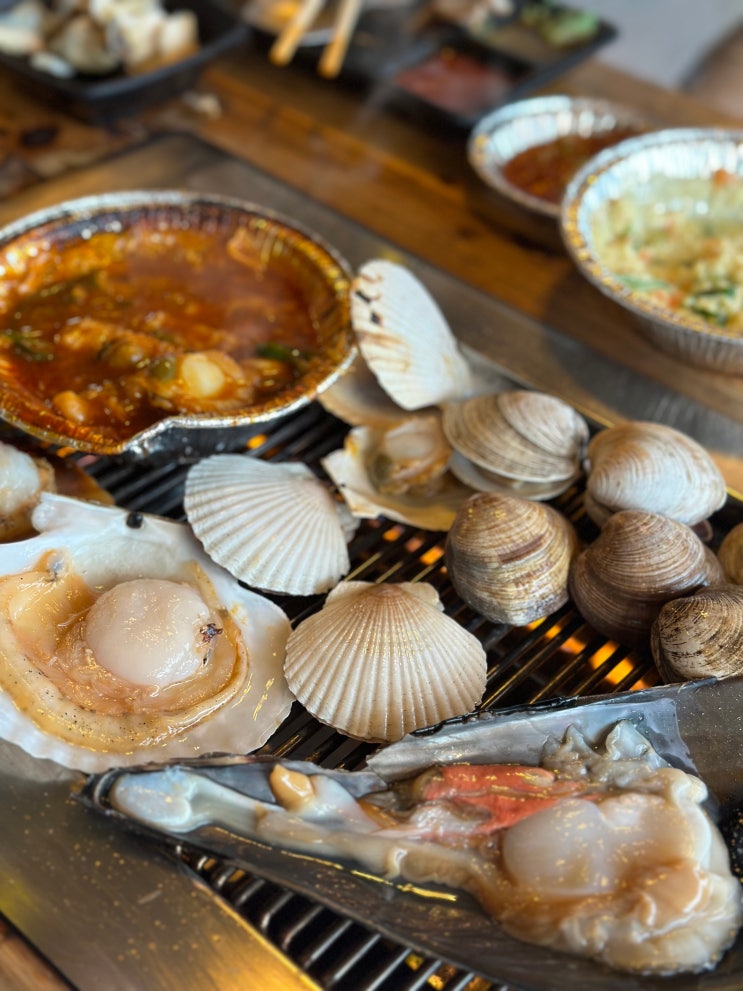 대천 맛집 해수욕장 조개구이 대천 횟집 보령 조개까는남자조까남 회뜨는여자회뜨녀 서비스 최고에요