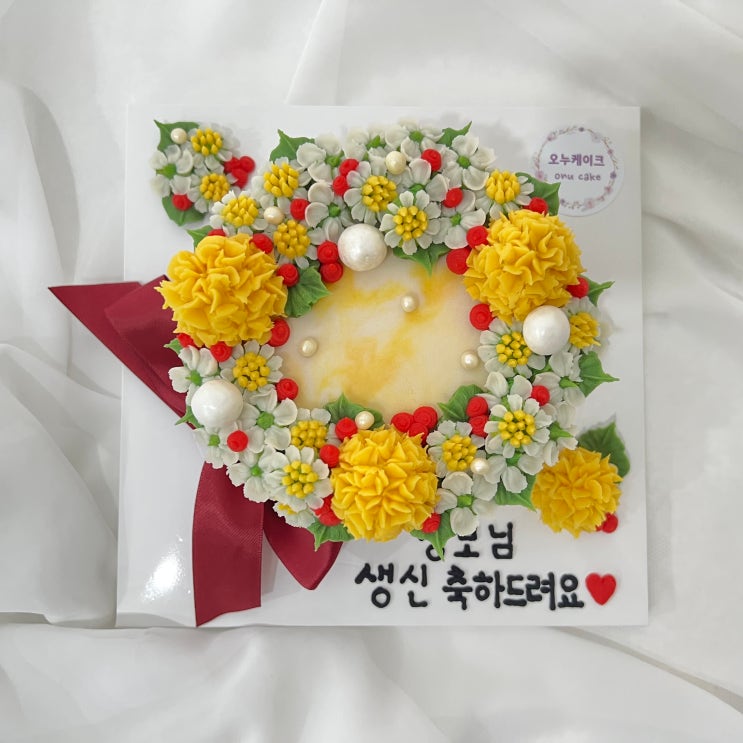장모님 생신떡케이크 주문 인천떡케이크 미추홀구떡케이크 부모님생신케이크 레터링케이크 꽃케이크 수제케이크 주문제작 장모님선물