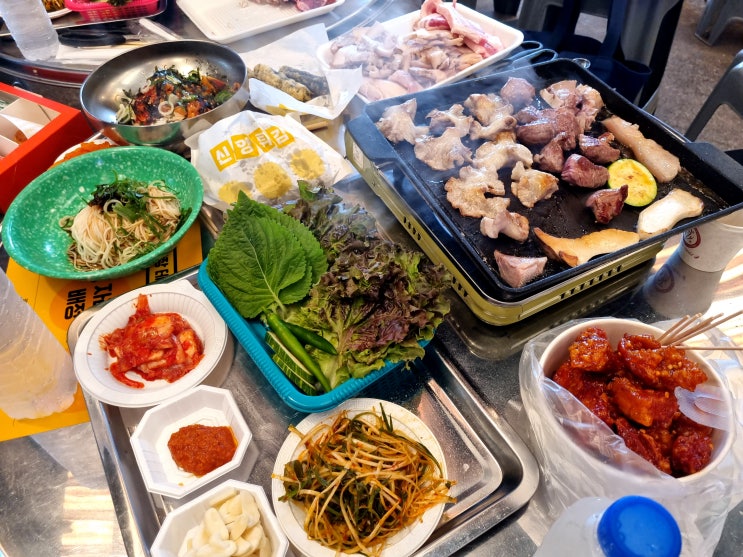 백종원 예산시장 맛집 리스트 국수 고기 닭강정 사과당 등등 네이버 블로그