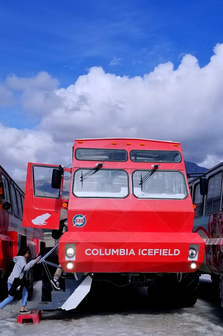 캐나다 로키, 설상차(Monster Tour Bus)를 타고 빙하체험 : 네이버 블로그