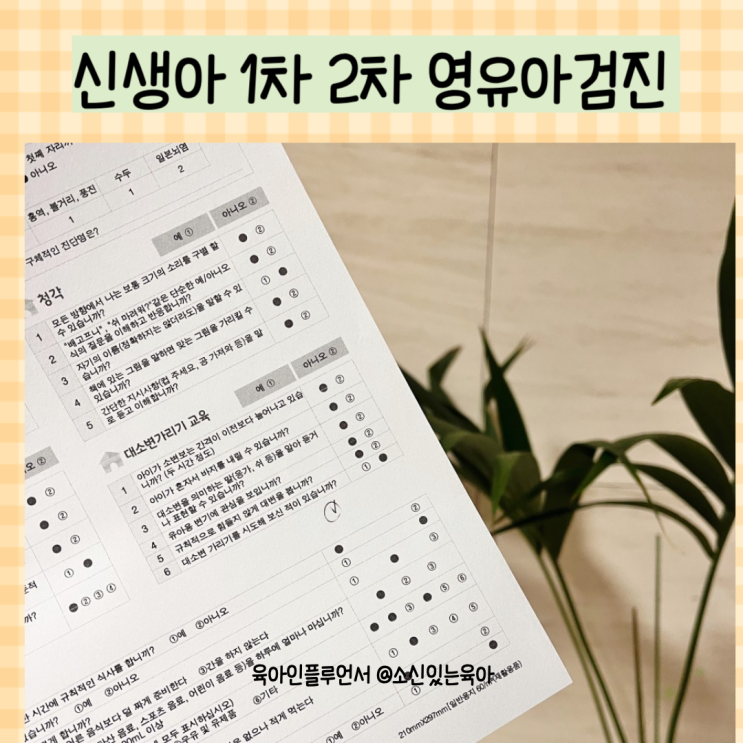 신생아 1차 2차 영유아 검진 시기 연장 문진표 백분위 조회 네이버 블로그