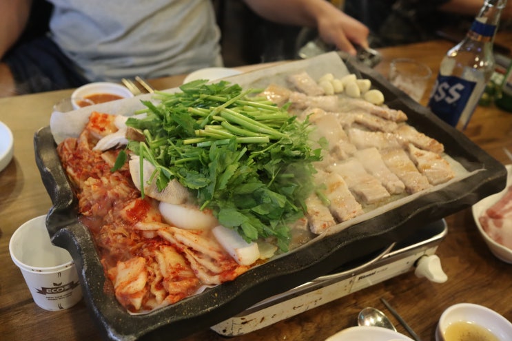 영등포맛집 미나리와 삼겹살의 환상의 콜라보 미나리우리삼겹 네이버 블로그