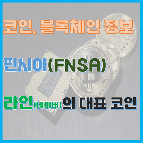 국내 대표 포털 플랫폼 네이버와 관련 있는 핀시아(FNSA) 코인 정보 : 네이버 블로그