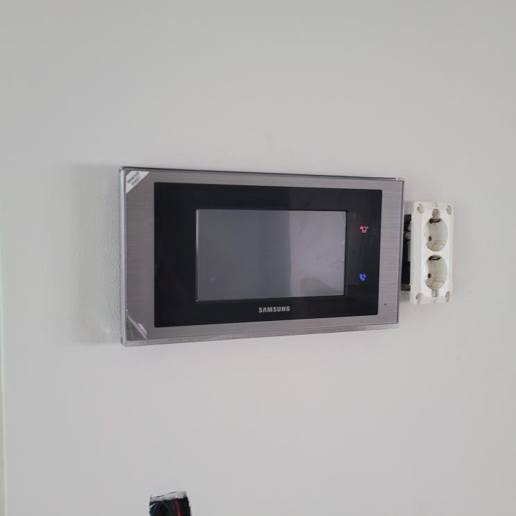 성남 분당구 수내동 양지6단지금호청구아파트 삼성비디오폰 SHT-3527XA, 삼성도어락 SHP-P71, 무선연동 설치 : 네이버 블로그