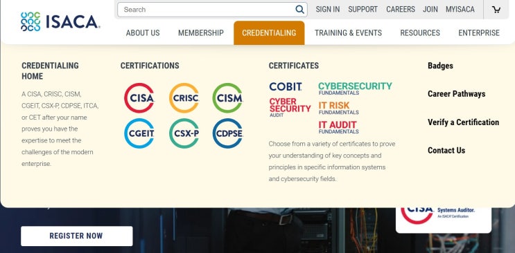 CISA 시험접수를 해보자 : 네이버 블로그