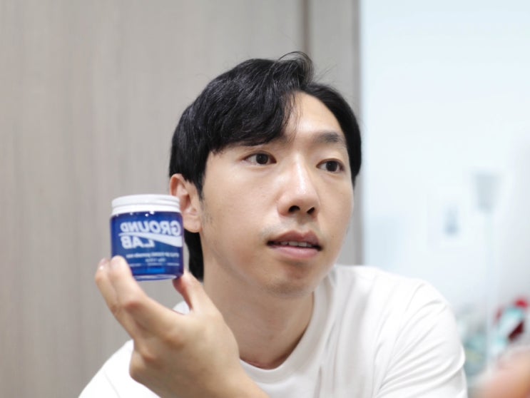 그라운드랩 남자 헤어 왁스 바르는법 이마넓은 머리 큰남자 헤어스타일 가르마 드라이 네이버 블로그