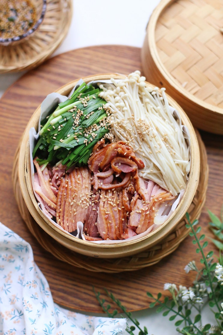 훈제오리찜 훈제오리 요리 다이어트 오리고기 요리 연겨자소스 여름보양식 초복 음식 네이버 블로그
