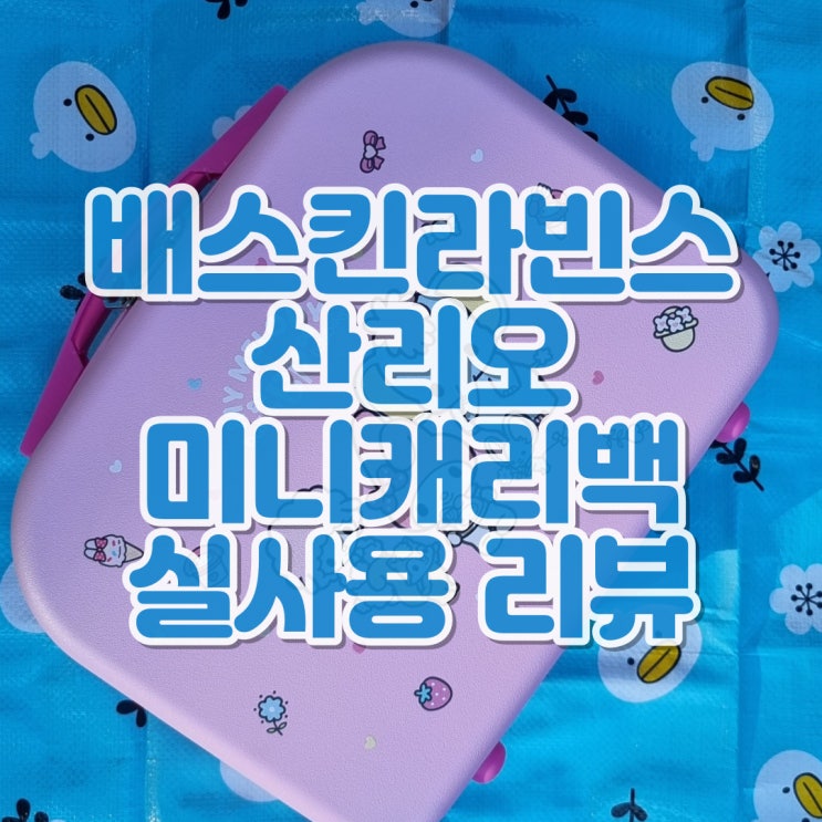 산리오 미니캐리백 레디백 베스킨라빈스 베라 언박싱 실물 리뷰 쿠로미 시나모롤 마이멜로디 네이버 블로그