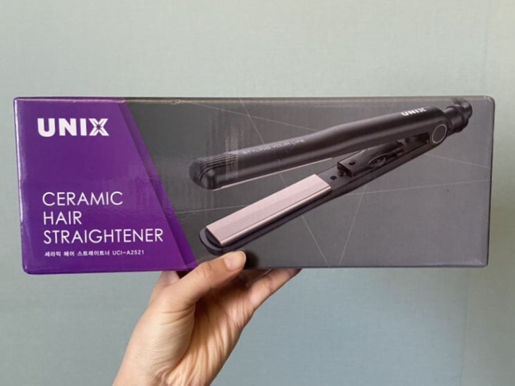 내돈내산 유닉스 세라믹 헤어 고데기 UCI-A2521 : 네이버 블로그