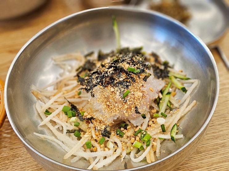 포항 환여횟집 물회 맛있는 식당 아기의자 있어요 네이버 블로그