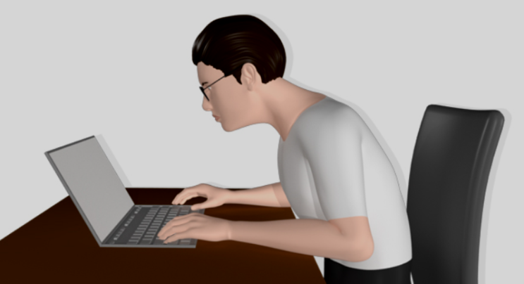일자목 거북목 증후군 증상과 원인 치료법 정리 네이버 블로그