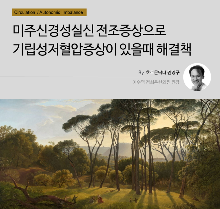 혈관 미주신경성실신 전조증상으로 기립성저혈압증상이 있을때 해결책 네이버 블로그