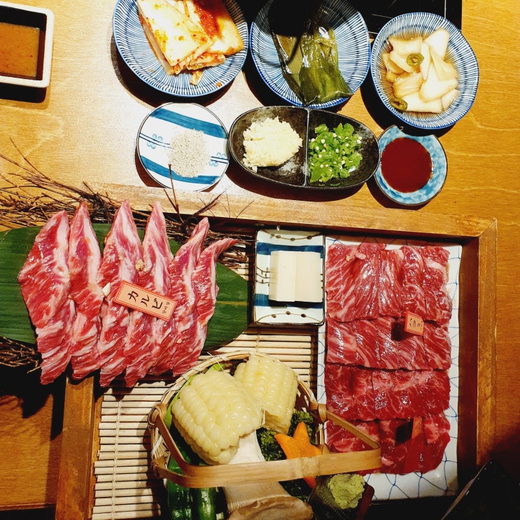 김포소고기 텐진야끼니꾸 Feat 부채살안창살갈비살산토리하이볼 네이버 블로그