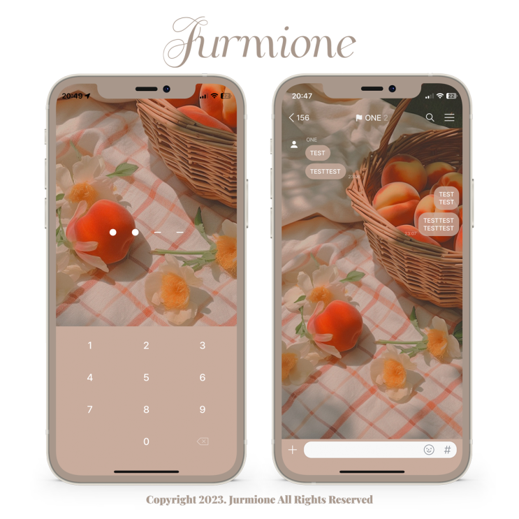 [END] peach picnic ktheme : 네이버 블로그