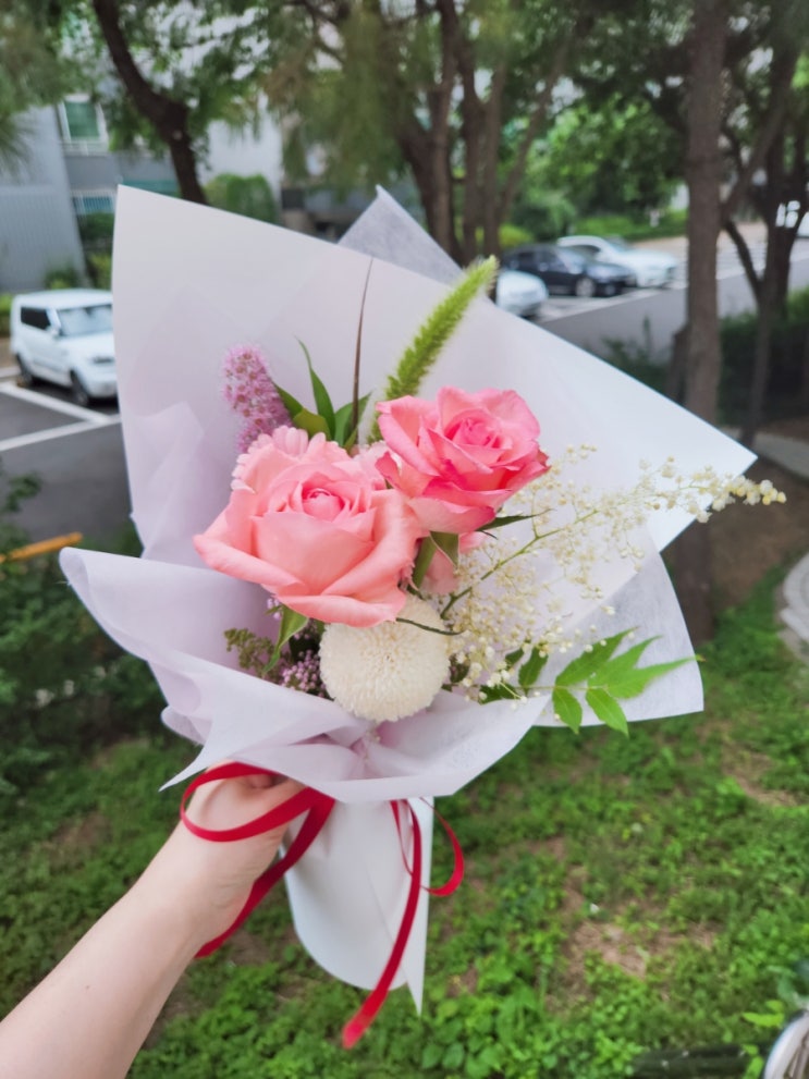 [부산꽃집 반여동꽃집 해운대꽃집] 7월9일 픽업 가능 꽃다발 꽃자판기 네이버 블로그