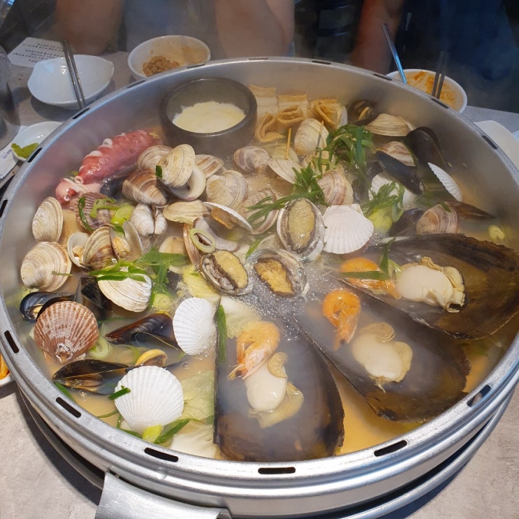 향남 조개찜 택이네 조개전골 플러스 네이버 블로그