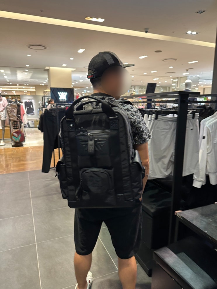 PXG골프백팩 큰 사이즈의 남성골프백팩 PXG SQUARE BACKPACK 구입후기 : 네이버 블로그