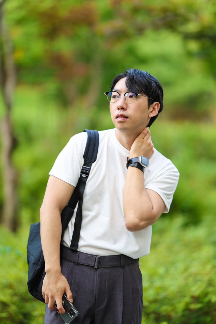 남자 가벼운 하금테 안경 추천 유행 티타늄 안경테 프로필 Pro Feel 네이버 블로그
