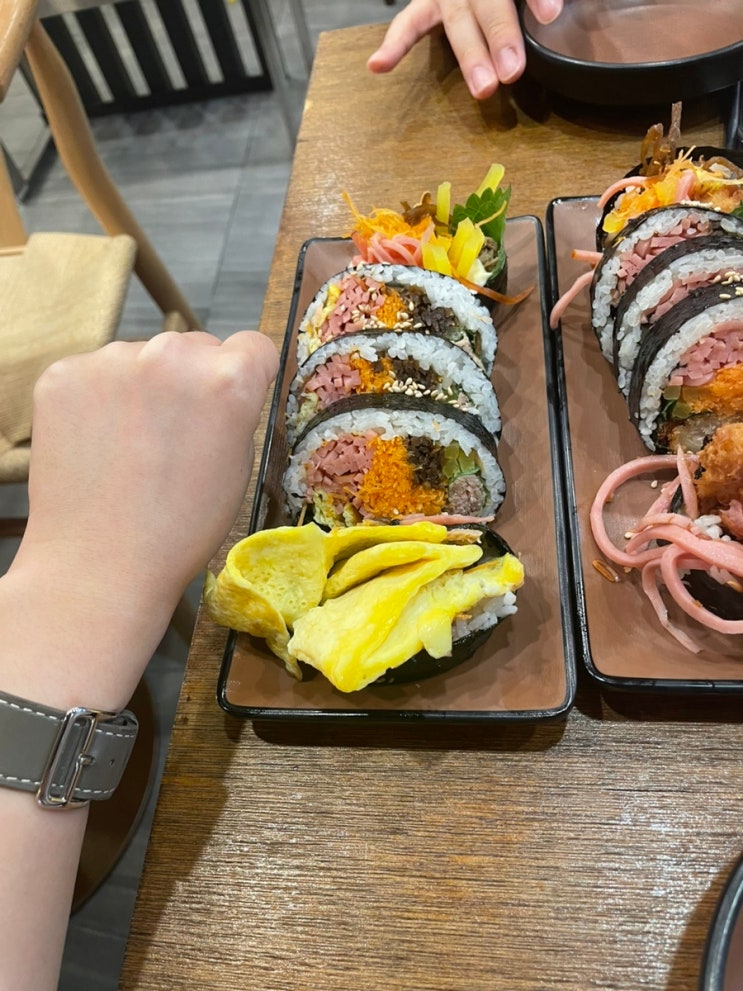 인천 구월동 로데오거리 김밥 맛집 팔뚝김밥 후기 네이버 블로그