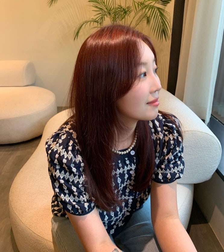 연희동미용실 트리플헤어디자인 쿨톤웜톤염색 레드브라운 브릭레드염색 네이버 블로그