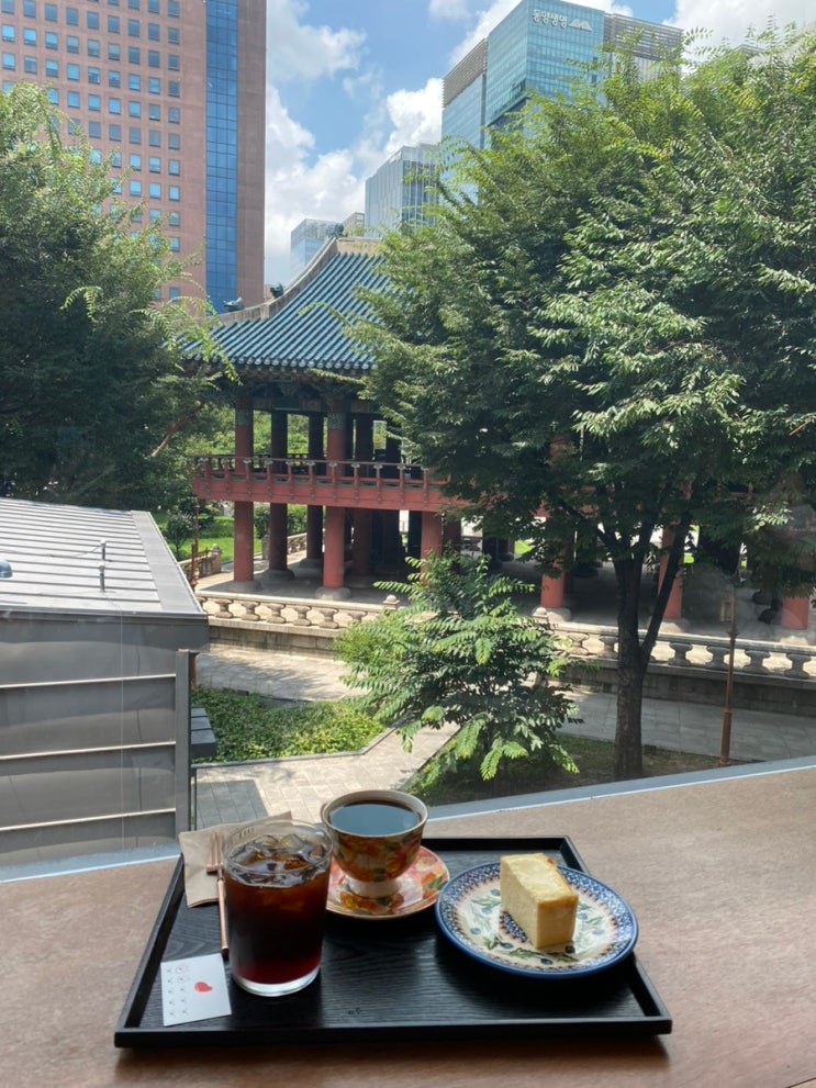 종로카페 서울커피상회보신각이 보이는 분위기있는 종각카페사색과휴식공간드립커피종로가볼만한곳 네이버 블로그