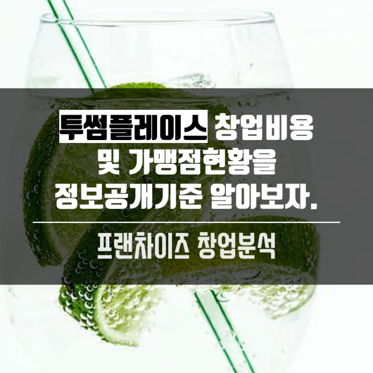 카페창업아이템 투썸플레이스 창업비용 및 가맹점현황을 정보공개기준 알아보자 Ft 가맹비 교육비 보증금 기타비용