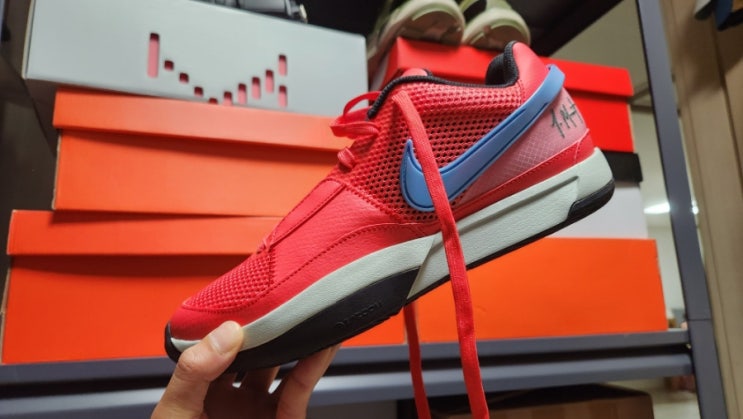 [총기사건의 주인공 자모란트 농구화] 나이키 자1 (NIKE JA1 EP) 간단 리뷰 by azk1 : 네이버 블로그