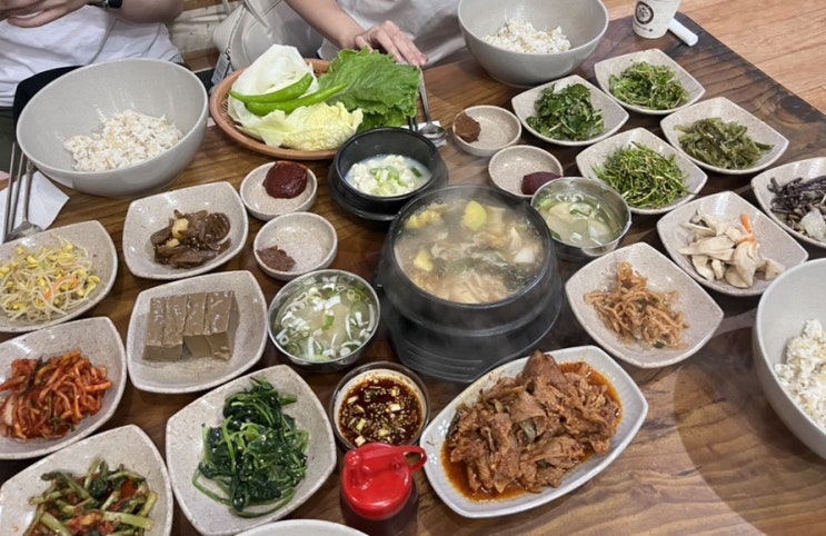 남양주 대청마루 보리밥과 두부전골이 맛있는 찐 한식 맛집 내돈내산 후기 네이버 블로그